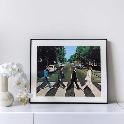 速发队 披头士装风过马路 经典挂画餐边柜小摆件小众乐饰壁画