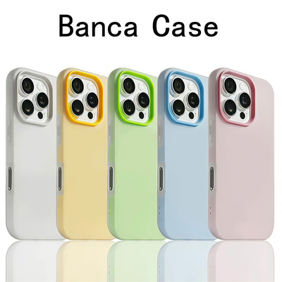 苹果硅胶软壳简约纯色果冻二合一