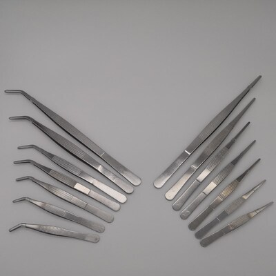 14Pcs/Set Stainless Steel Multifunction Tweezers Kitchen Acc