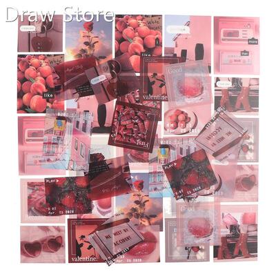 40Pcs/set Photo Sky Decor Sticker Scrapbooking DIY Diary Alb