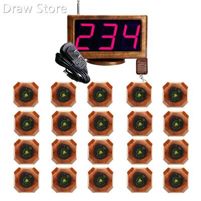 wireless calling system 20 calling buttons + 1 main host LED