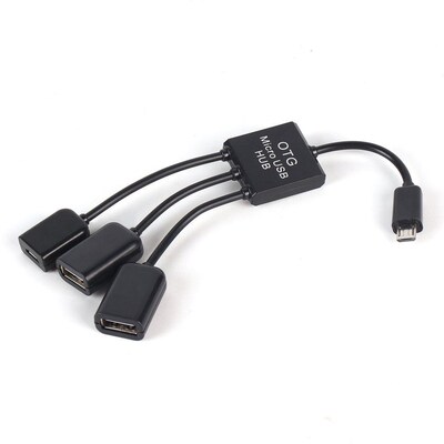 OTG 3/4 Port Micro USB Power Charging Hub Cable Spliter Conn