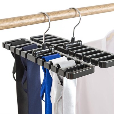 Multifuctional Storage Rack Tie Belt Organizer Rotating Ties
