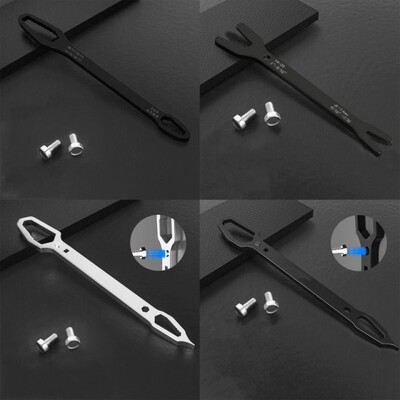 Double End Multifunctional Universal Wrench Toothed Spanner