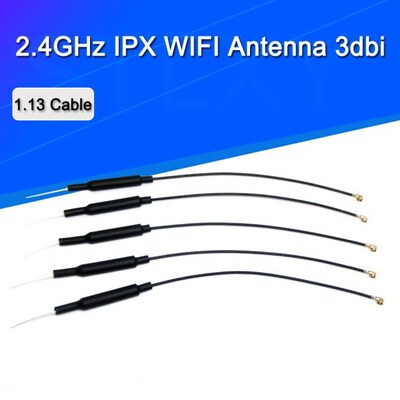 5Pcs/lot 2.4GHz WIFI Antenna 3dbi UF.L IPX/IPEX Connector Br