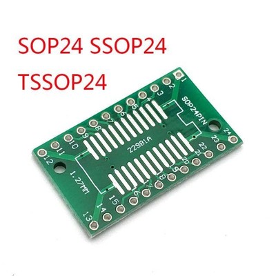 SOP24 SSOP24 TSSOP24 to DIP24 PCB Pinboard SMD To DIP 0.65mm