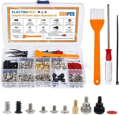 Electrapick 330pcs Computer Screws Kit for Motherboard Riser