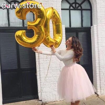 40inch 30/4/50/6A0 Anniv0ersary luminium Foil Balloons Ha1pp