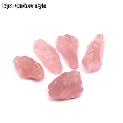 Natural Pink Rose Quartz Crystal Stone Rock Chips Lucky Heal