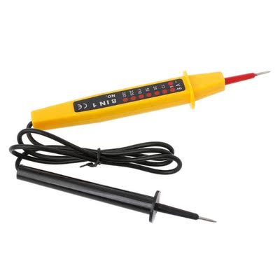 8 In 1 Tester Voltage AC DC 6-500V Auto Electrical Pen Detec