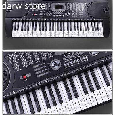 Tr1ansparent Piano Stic8kePr iano Keyboard cStiker 54/61/8 K