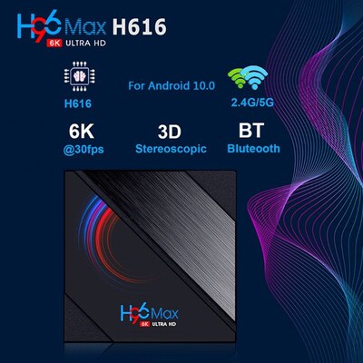 H96 MAX Smart TV Box 16GB 32GB 64GB Allwinner H616 Quad Core