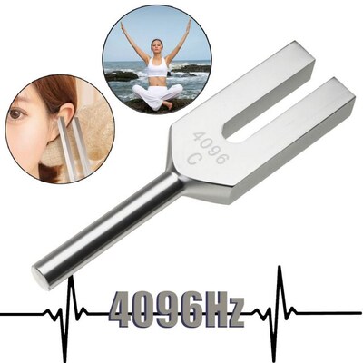 High-frequency 4096Hz Medical Tuning Fork Instrument Aluminu