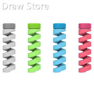 4 Pcs/lot Cable Protector Winder Data Line Case Rope Sleeves