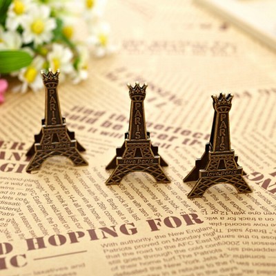 1PC Effiel Tower Paris Metal Memo Paper Clips for Message De