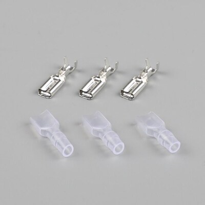 100pcs/lot  4.8 insulated terminal PVC sheathed with 0.5 mal