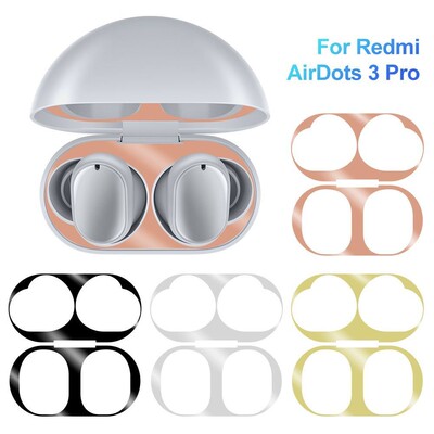 Metal Dust Guard Sticker Case for Xiaomi Redmi AirDots 3 Pro