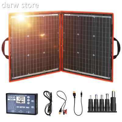 1V 80W M8onocrystalline Foldng 1Solar Kit eWith Controllir C