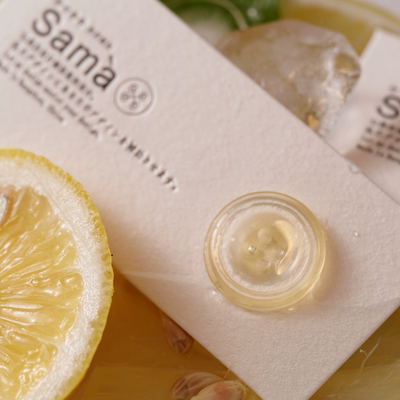 SAMA 千层糕 多环型内凹透米黄简约梦幻树脂扣