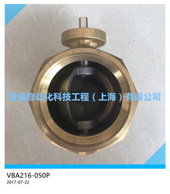 Honeywell霍尼韦尔VBA216-065P螺纹连接电动二通调节球阀黄铜DN65