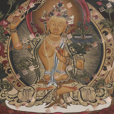D13菩萨Bodhisattva唐卡绘画高清电子图片喷绘临摹素材