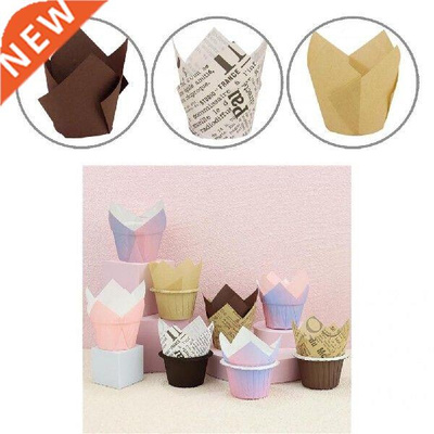Greaseproof Paper Tray Cupcake Liners Cupcake Paper Tulip