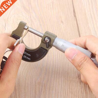 0-25mm 0.01mm Gauge Outside Metric Micrometer Tool With Meta