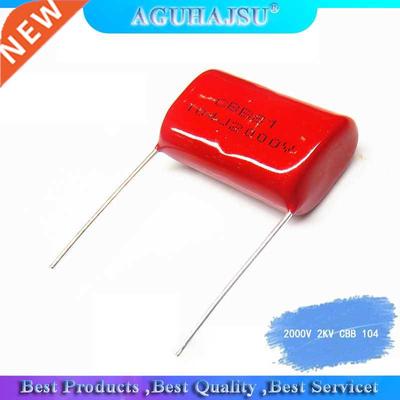 10PCS 0.1uF 2000V 2KV CBB 104 100NF Polypropylene film capac