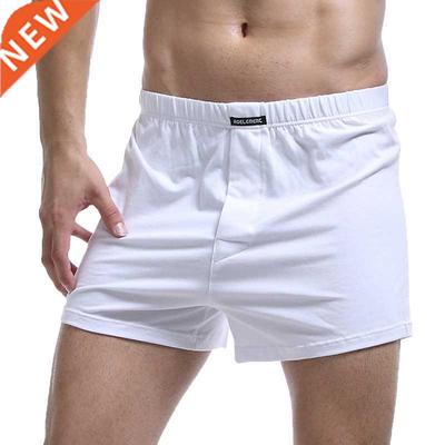 2pcs Mens Boxer Shorts Soft Sretch Knit Breathable Cotton Bo