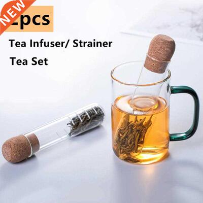 Transparent Tea Infuser Creative Pipe Design Tea Strainer
