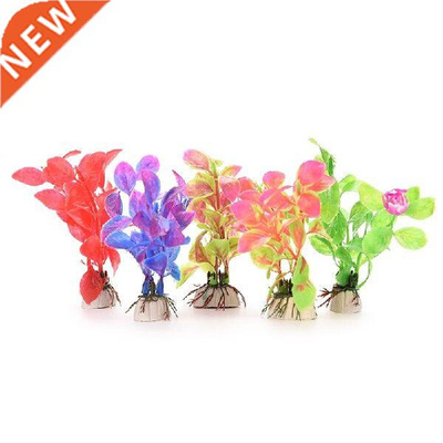 1Pc Home Decor Artificial Aquarium Plants Multicolor Fish