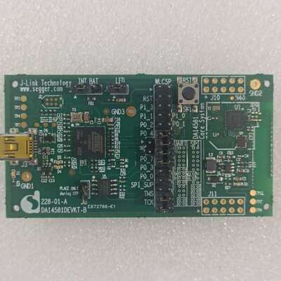 DA14581DEVKT-B，内置原厂J-Link