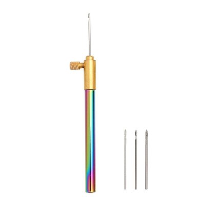 Embroidery Beading Tambour French Crochet Hook with 3 Needle