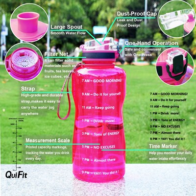 BuildLife 1.3L 2L Water Bottle For Bpa Free Tritan Outdoor S