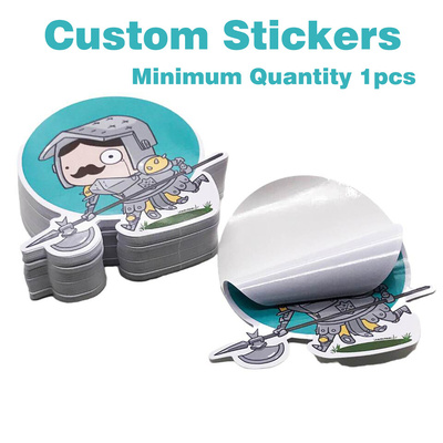 Custom Stickers With Logo Name Waterproof Transparen PVC Die