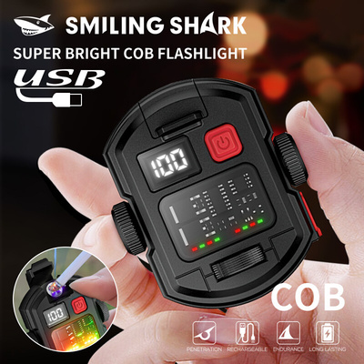 Multifunctional arc lighting outdoor self-defense flashlight