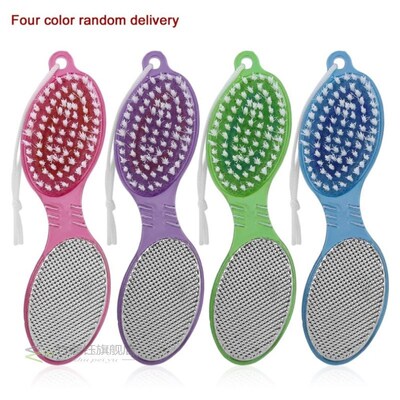 4 In 1 ABS Hand Foot File Pedicure Tool Foot Nail Buffer Bru