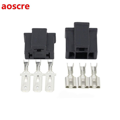 3 Pin PA66 H4 Unsealed Cable Wire Connector Electrical Conne
