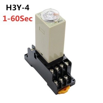 H3Y-4 Power On Time Delay Relay  Timer DPDT 14Pins  H3Y-4 1S