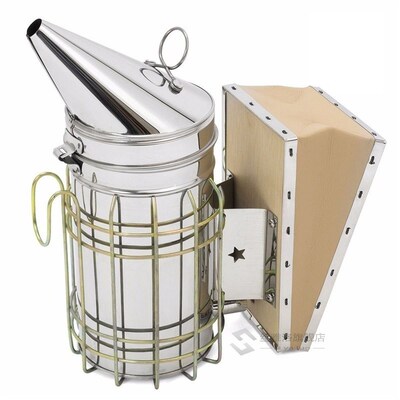 1 Pc Beekeeping Tool Stainless Steel Bee Hive Smoker Galvani