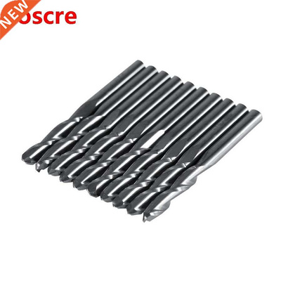 Length 17mm Milling Cutter Wear-Resisting 10pcs Double Flute