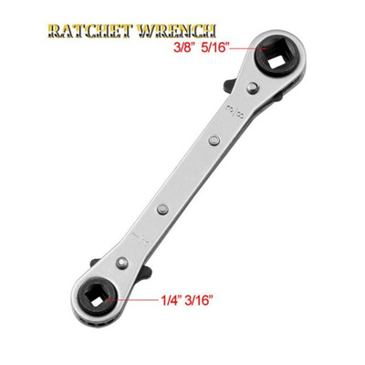 3/16 1/4 5/16 3/8 Double End Ratchet Wrench Air Conditio