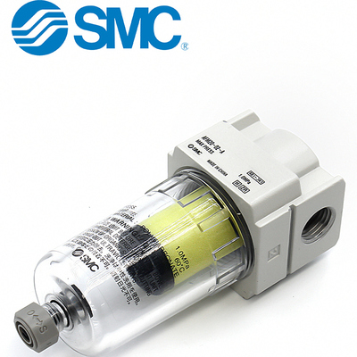 SMC气动AFM20-02-A气源油雾分离器AFM40-04-A带自动排水AFM30-03C