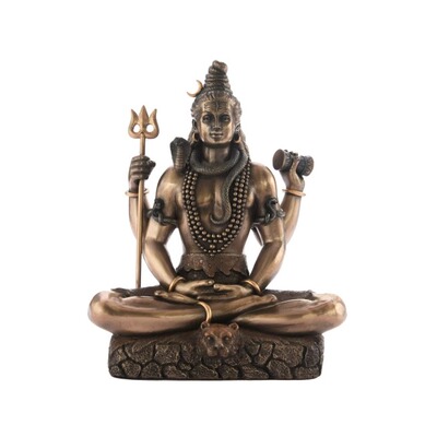印度国际直邮Shiva湿婆神雕像8英寸 27.6 x 20.2 x 17cm 大号