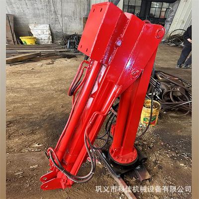 热销车载吊机1224皮卡三轮车液压型随车吊220电动旋转单臂吊