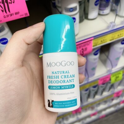 澳洲代购直邮 MooGoo天然柠檬香桃木无铝止汗露 干爽香体持久孕妇