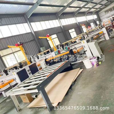 鸿腾防火板铝箔彩钢板覆膜机热熔胶胶膜贴面机免清理成本低平贴机