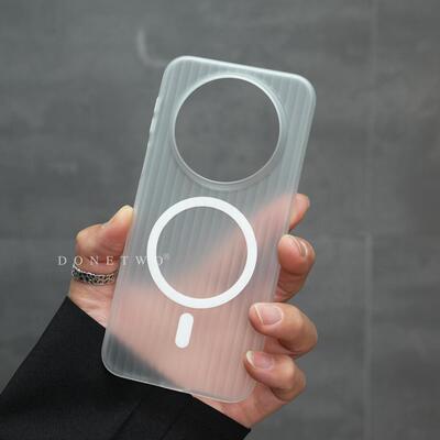 瓦楞光栅个性几何条纹适用华为mate80pro手机壳70air/60pro+硬nova15432冰雾500荣耀magic87亚克力Ultra透明+