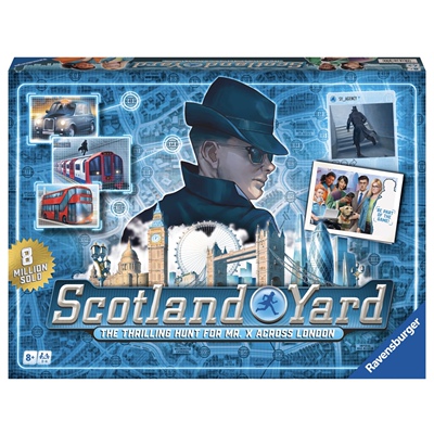 美国睿思Ravensburger苏格兰场Scotland Yard 英文版家庭策略桌游
