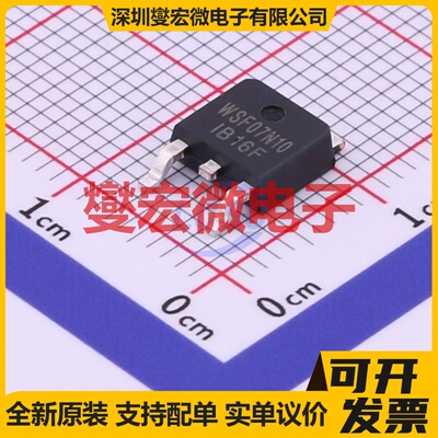 WSF07N10 TO-252-2 N 100V 7A 场效应管